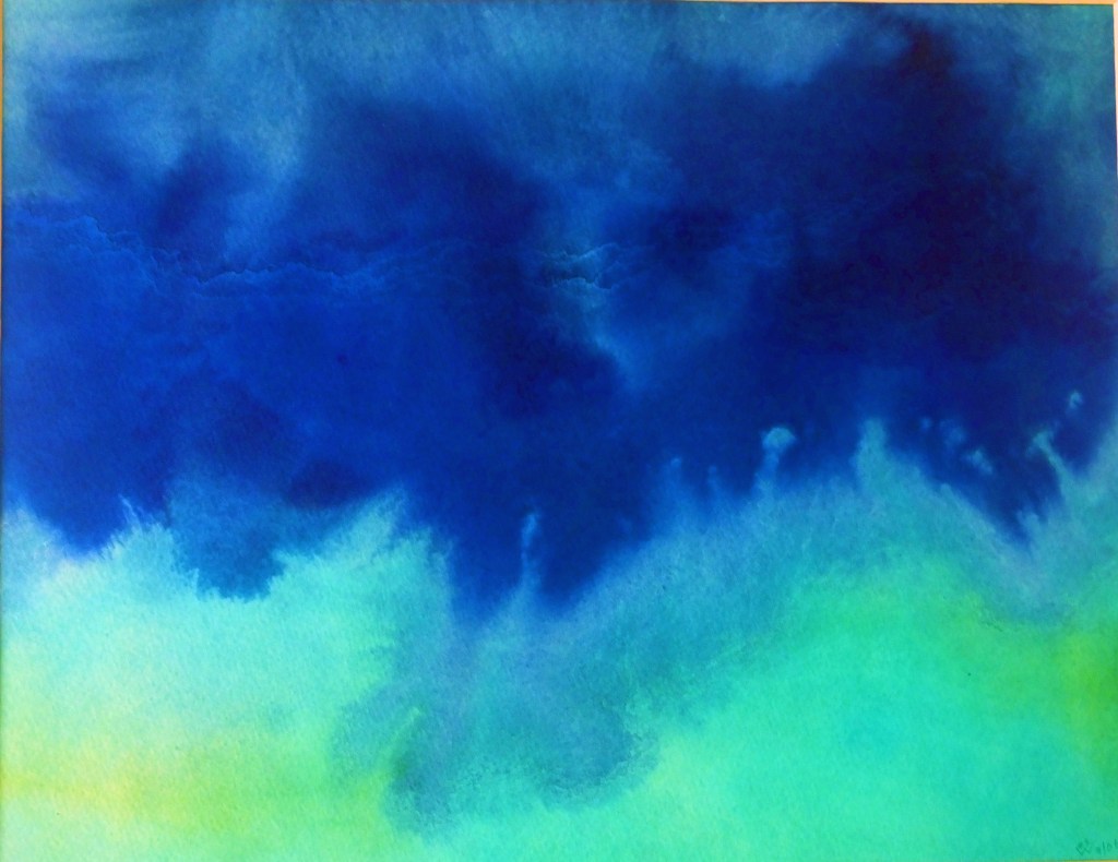 Wet on wet watercolor technique | MOONSIDE